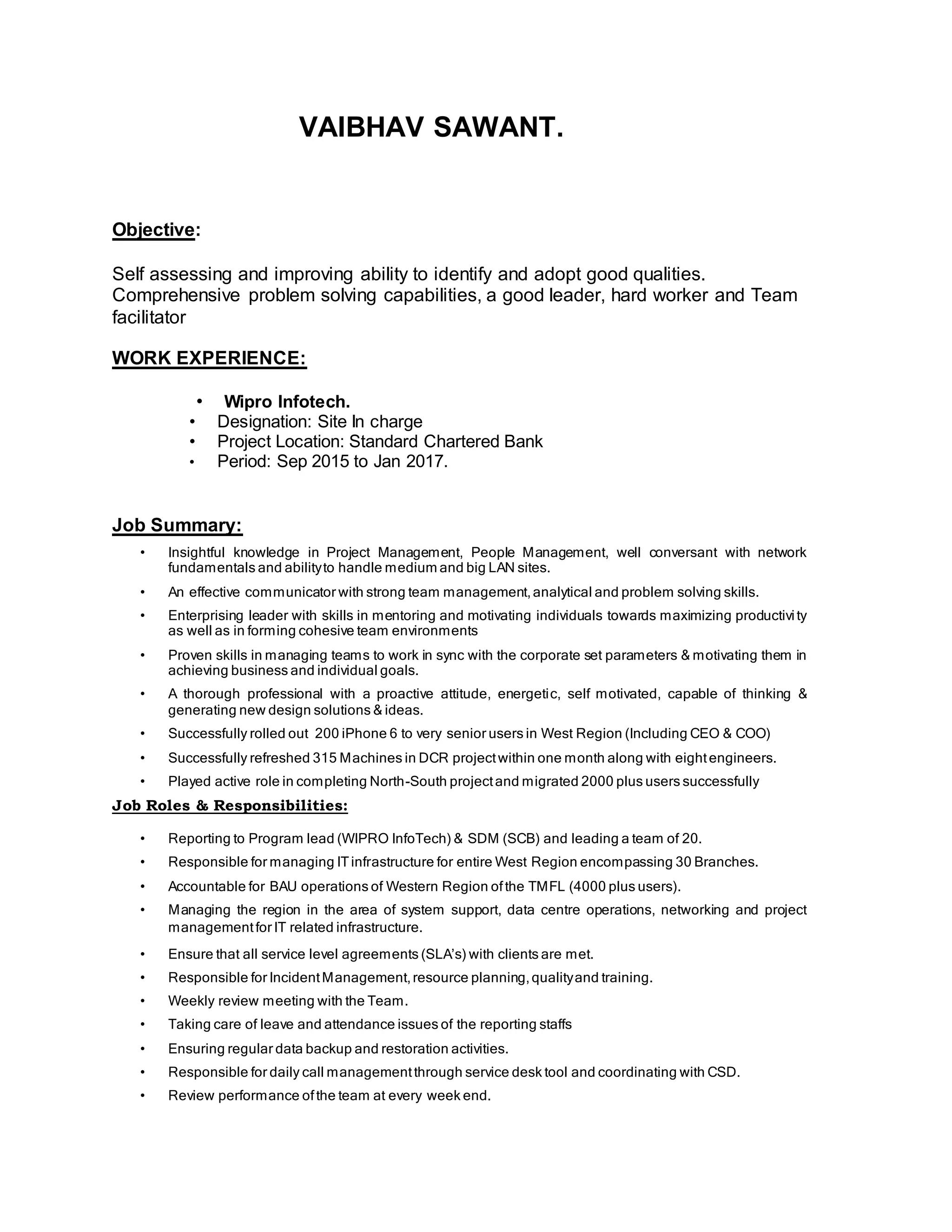 Vaibhav_Resume | PDF