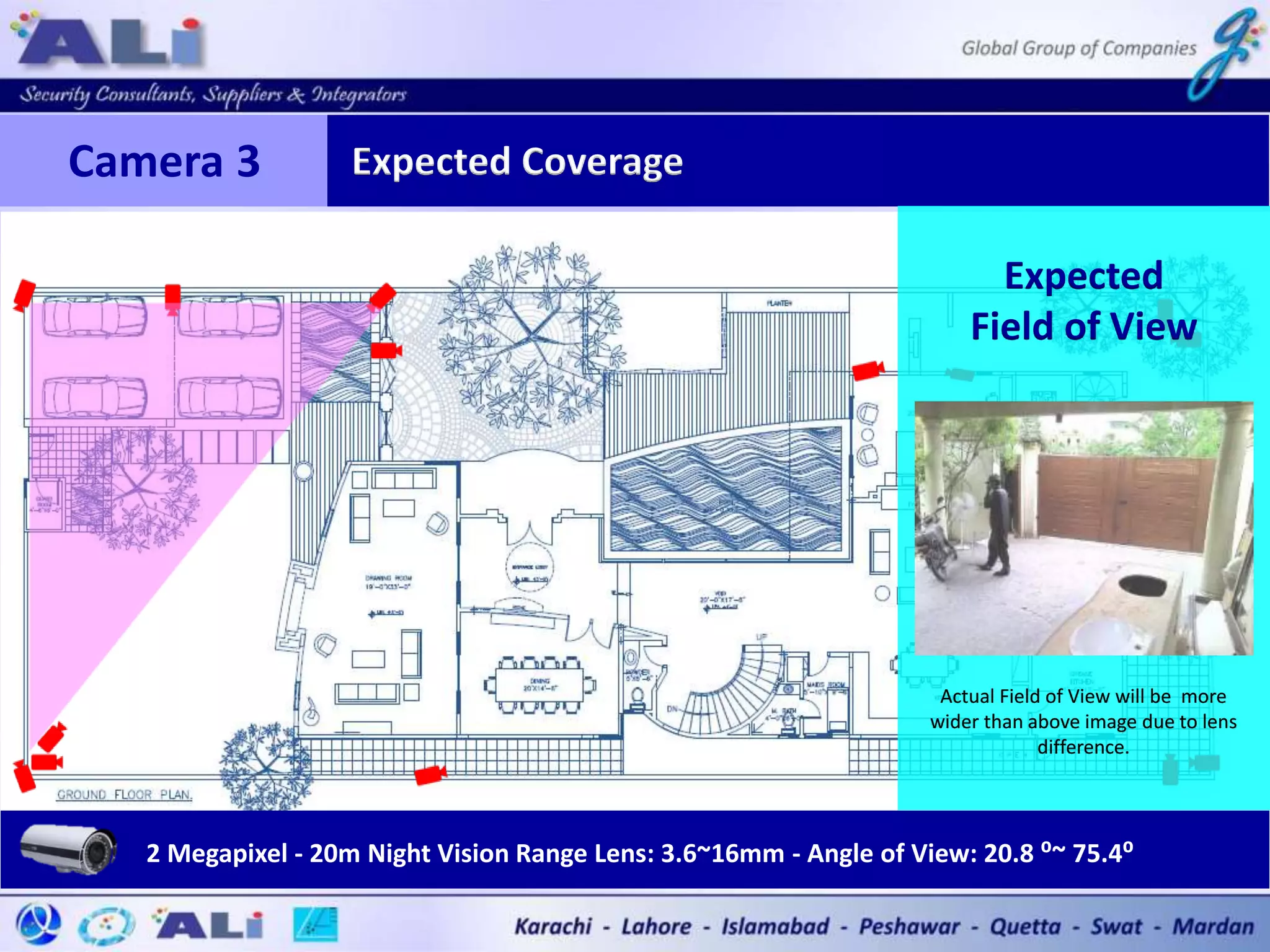 CCTV Installation Plan - CEO Residence | PPSX
