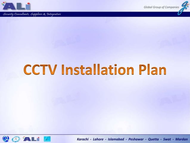 CCTV Installation Plan - CEO Residence | PPSX