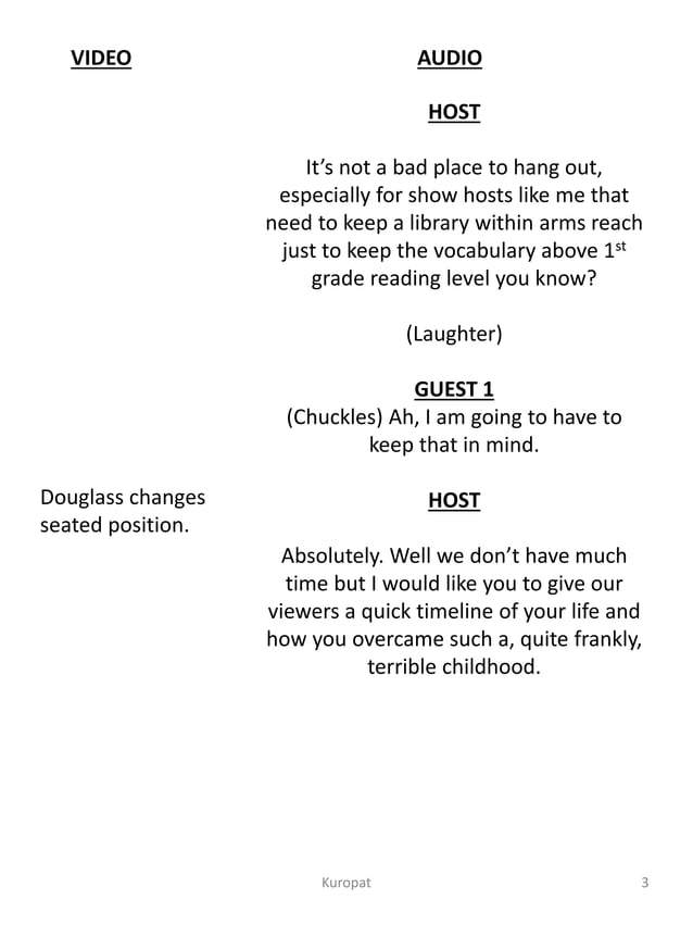 Mock Interview Script | PPTX