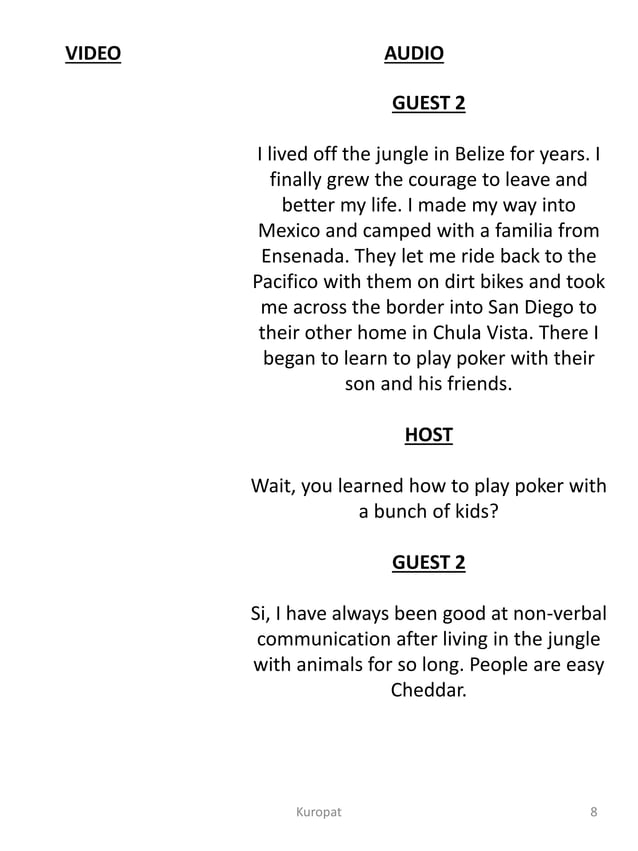 Mock Interview Script | PPTX