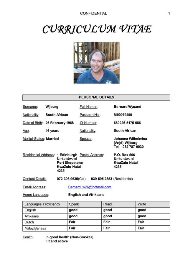 CV Bernard(compact) | DOCX