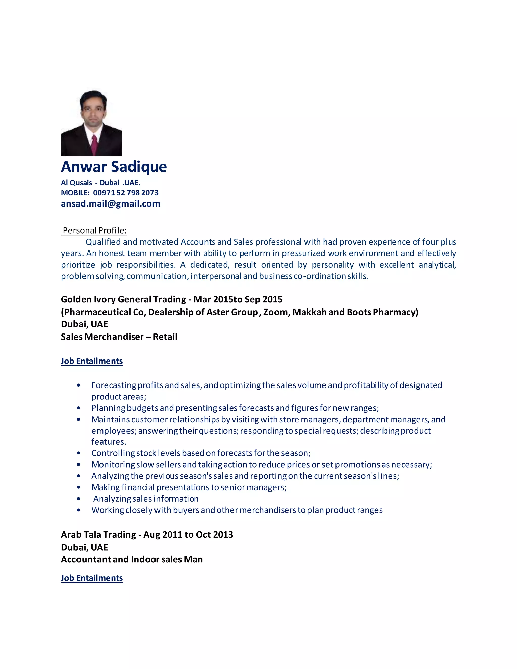Resume-Anwar Sadique (1) | DOCX