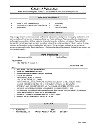 Calisha Williams | PDF