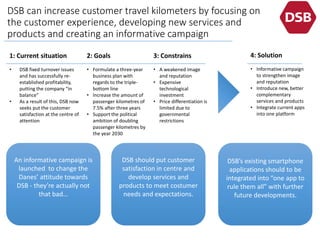 DSB - Back on Track | PDF