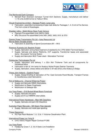 Stable Company Profile September 2015 | PDF