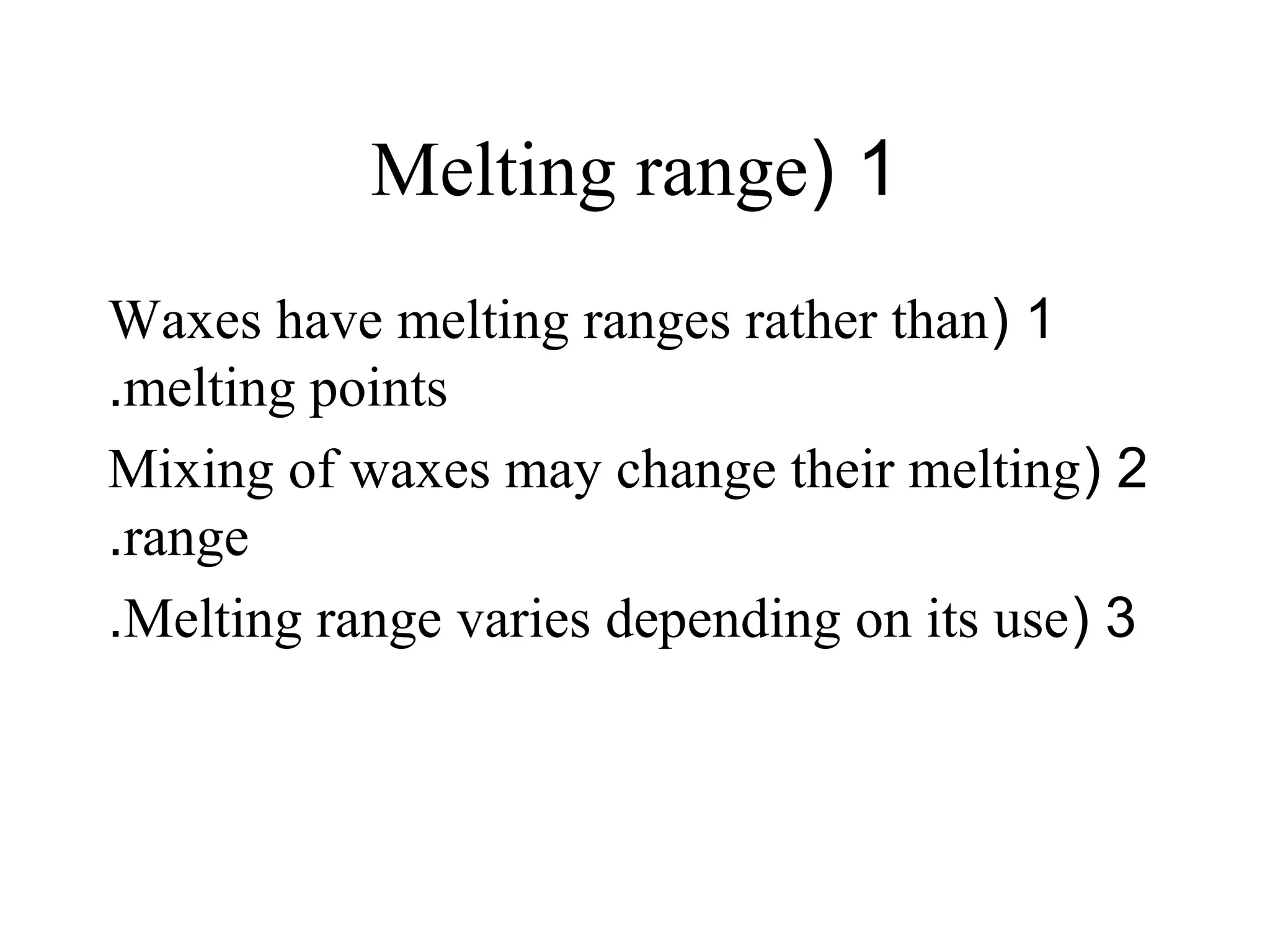 Waxes | PPT