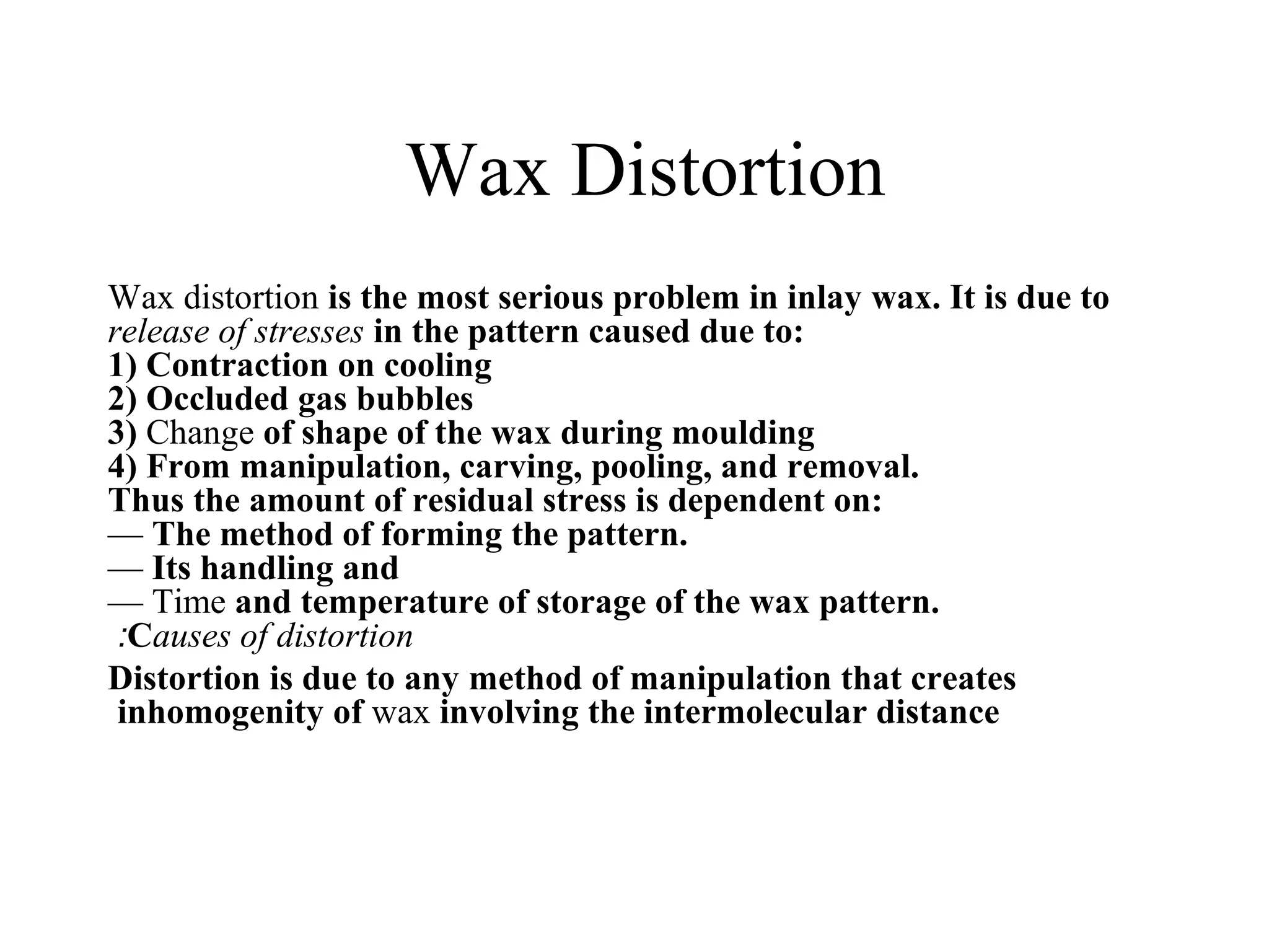 Waxes | PPT
