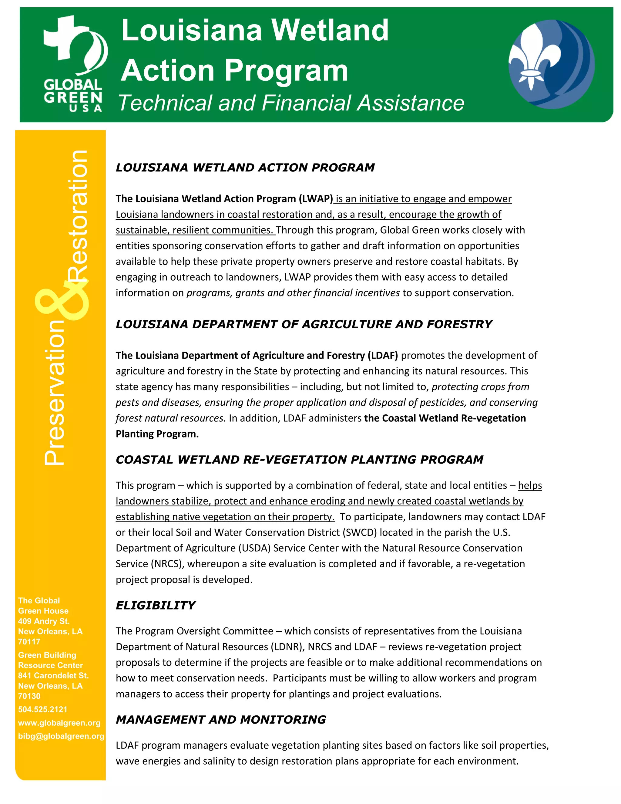 Caostal Re-Vegetation Project | PDF