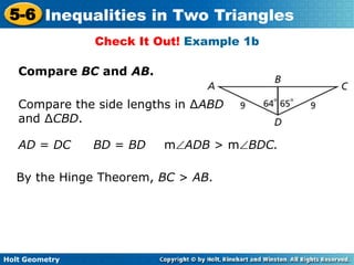 5_6 Inequalities of Two Triangles.ppt