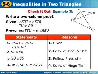 5_6 Inequalities of Two Triangles.ppt