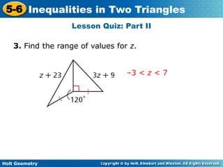 5_6 Inequalities of Two Triangles.ppt