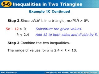 5_6 Inequalities of Two Triangles.ppt