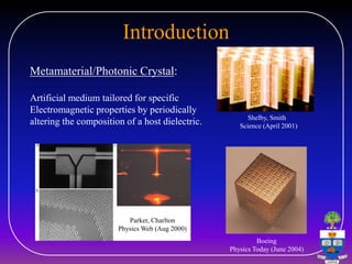 Metamaterial Devices and There description | PPT | Physics | Science
