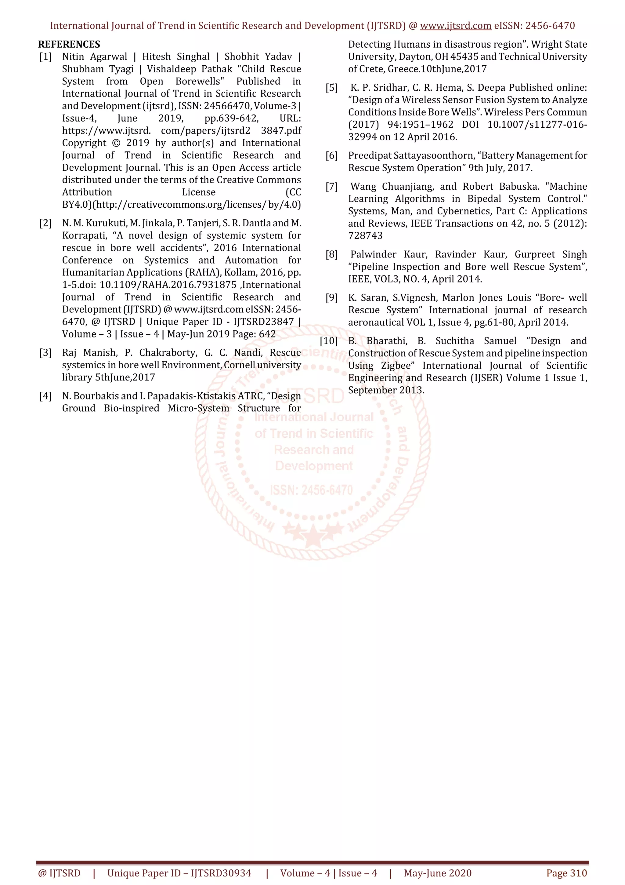Modified Child Rescue System against Open Borewell | PDF