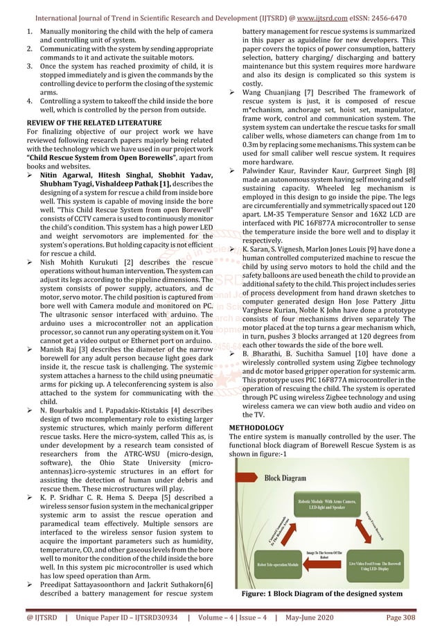 Modified Child Rescue System against Open Borewell | PDF