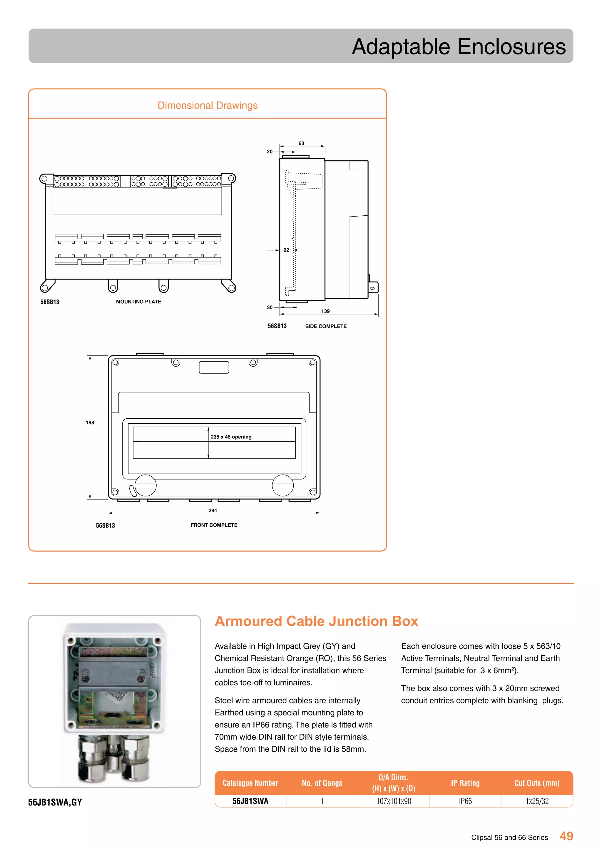 56 series ip66 schneider clipsal | PDF