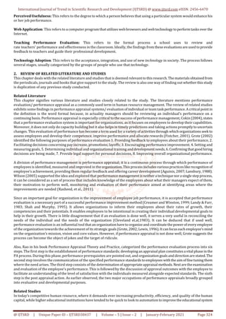 Technology Adoption of Online Performance Evaluation System for Faculty ...