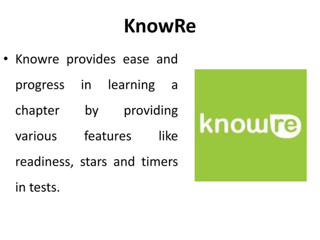 KnowRe - Gamification in education - Manu Melwin Joy | PPT
