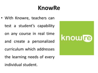 KnowRe - Gamification in education - Manu Melwin Joy | PPT