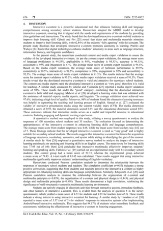 Development of interactive e-content to enhance listening skill and ...