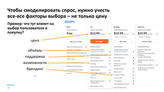 Лекторий 57 школы - Ценовая эластичность и Conjoint | PPT