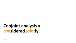 Лекторий 57 школы - Ценовая эластичность и Conjoint | PPT