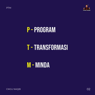 PTM (Program Transformasi Minda) | PDF
