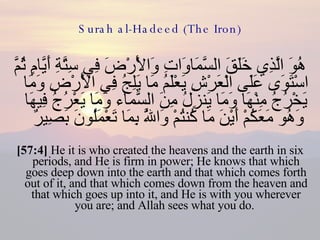 57 Surah Al Hadid (The Iron) | PPT