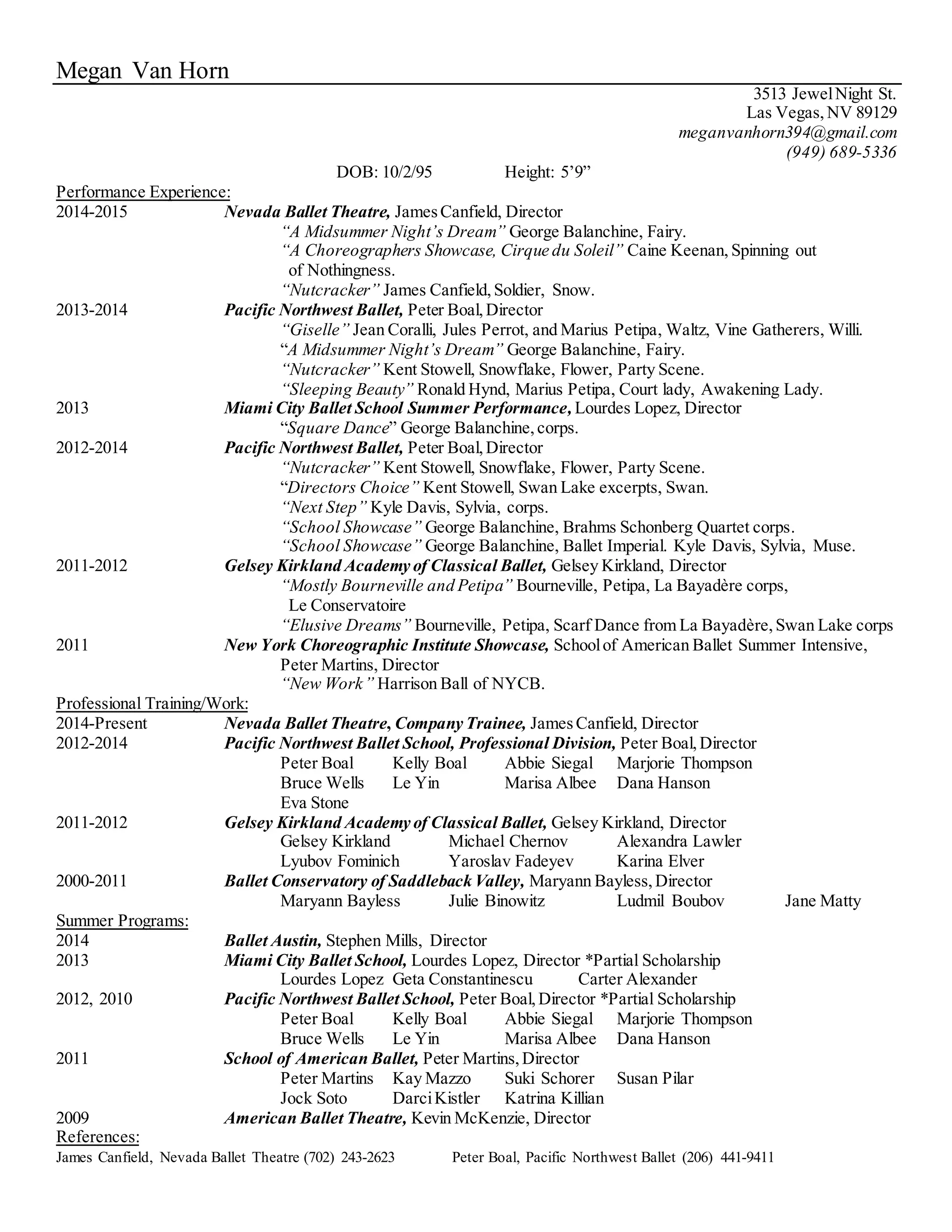 Resume 2015 | DOCX