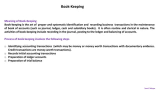 Book keeping and accountancy introductio | PPT