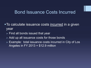 Costs of Issuance Presentation Final | PPTX