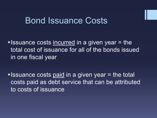 Costs of Issuance Presentation Final | PPT