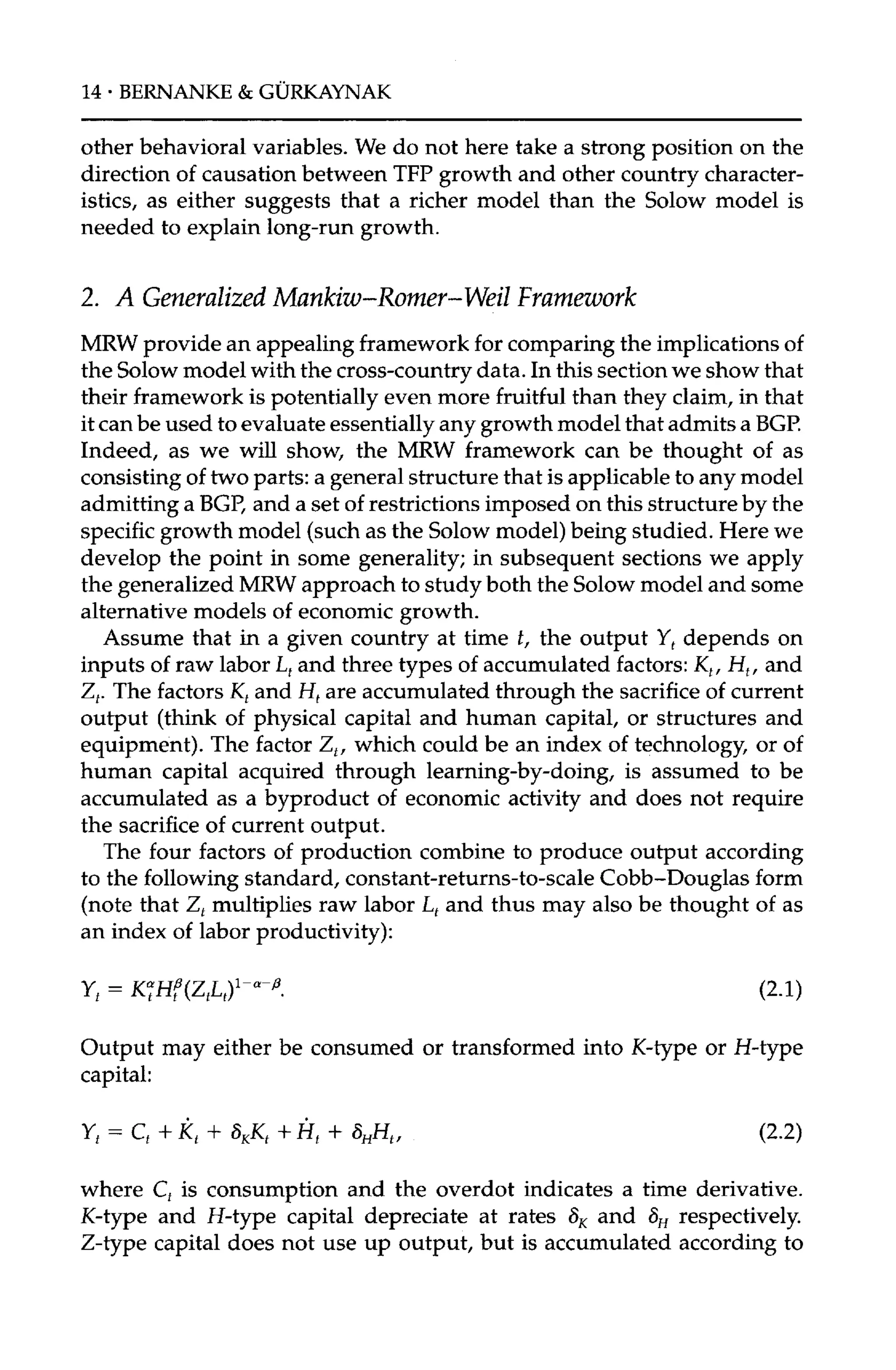 NBER Macroeconomics Annual 2001 Ben S. Bernanke | PDF