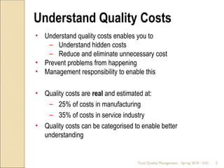 Total Quality Management for engineering | PPT