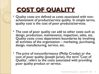 Total Quality Management for engineering | PPT