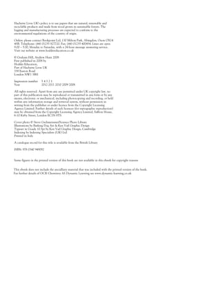 Ocr Chemistry For As Hill Graham Chunt Andrew | PDF