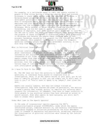 COINTELPRO REVISITED-FBI Domestic Intelligence Activities... | PDF