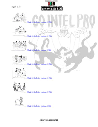 COINTELPRO REVISITED-FBI Domestic Intelligence Activities... | PDF