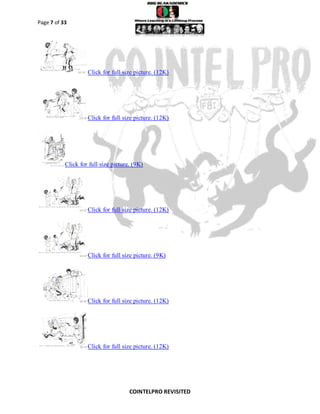 COINTELPRO REVISITED-FBI Domestic Intelligence Activities... | PDF