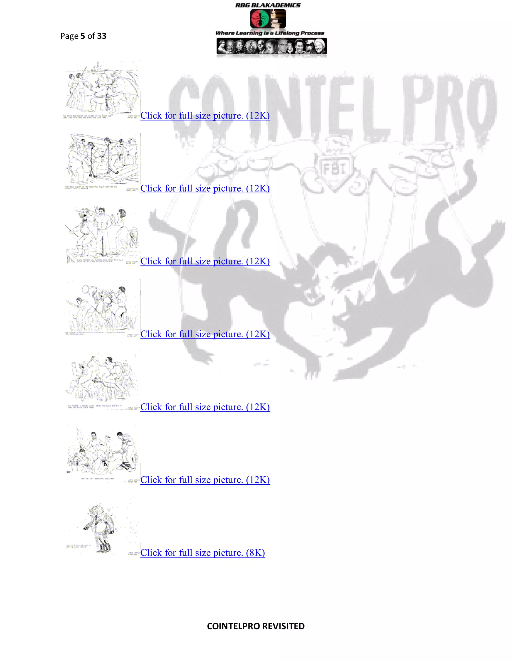 COINTELPRO REVISITED-FBI Domestic Intelligence Activities and the Sab…