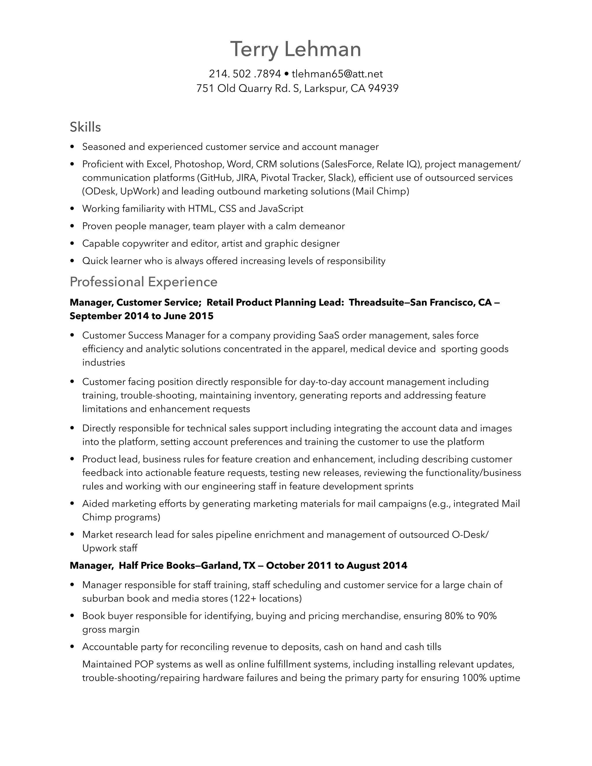 terry_l_Lehman_resume | PDF