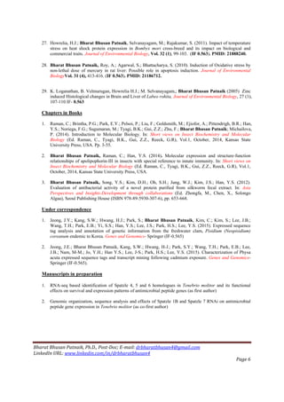 Dr. Bharat Bhusan Patnaik CV | PDF