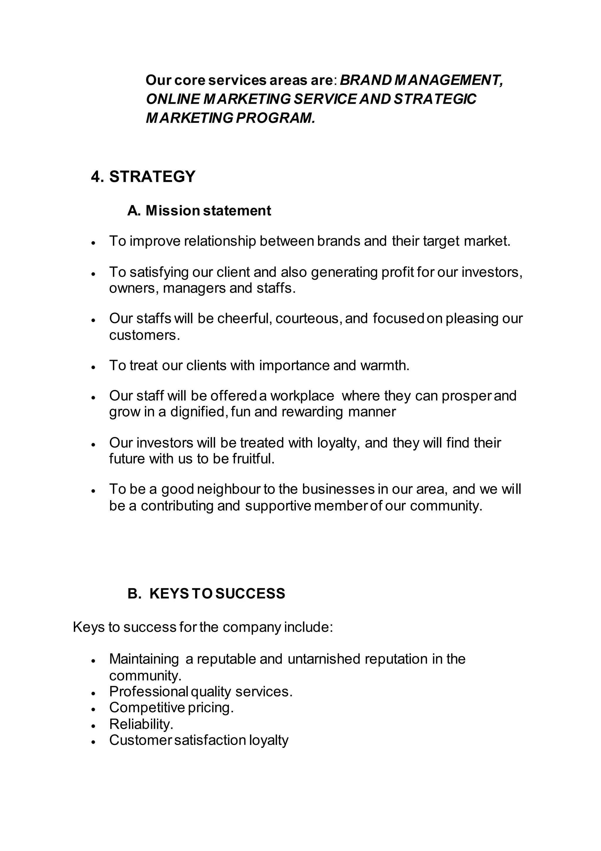 IDMA COMPANY PROFILE | DOCX