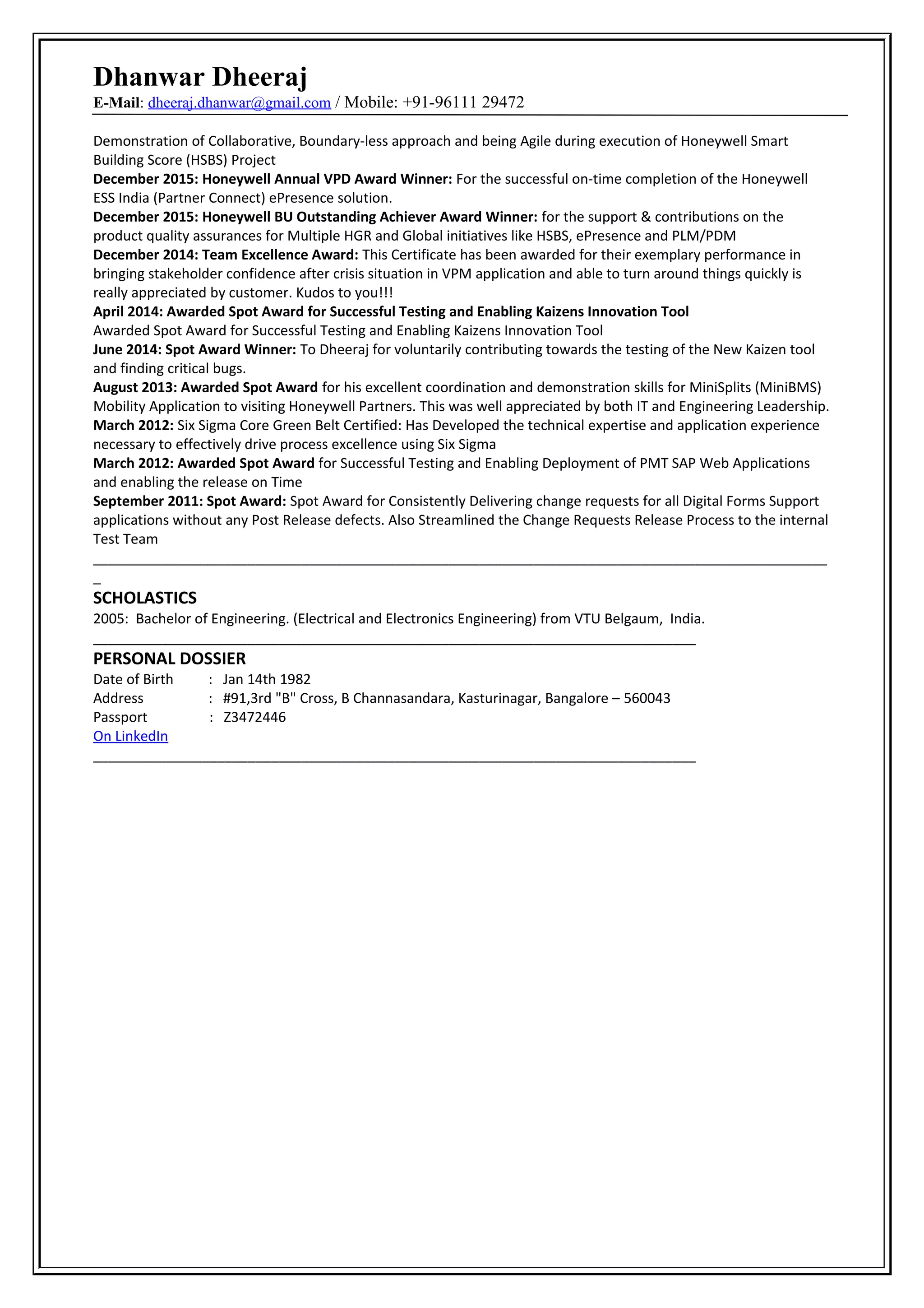 Dheeraj_Dhanwar_Resume_Updated | DOC