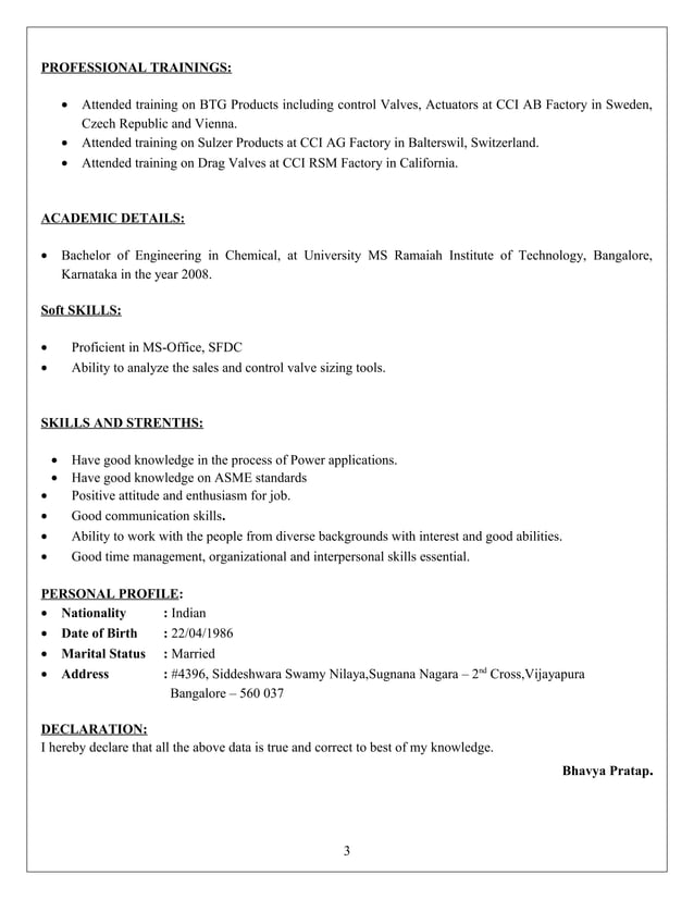 Bhavya Pratap_Resume-28-Sep-16 | DOC | Sales | Business