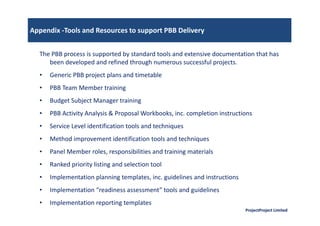PBB Overview - December 2016 | PPT