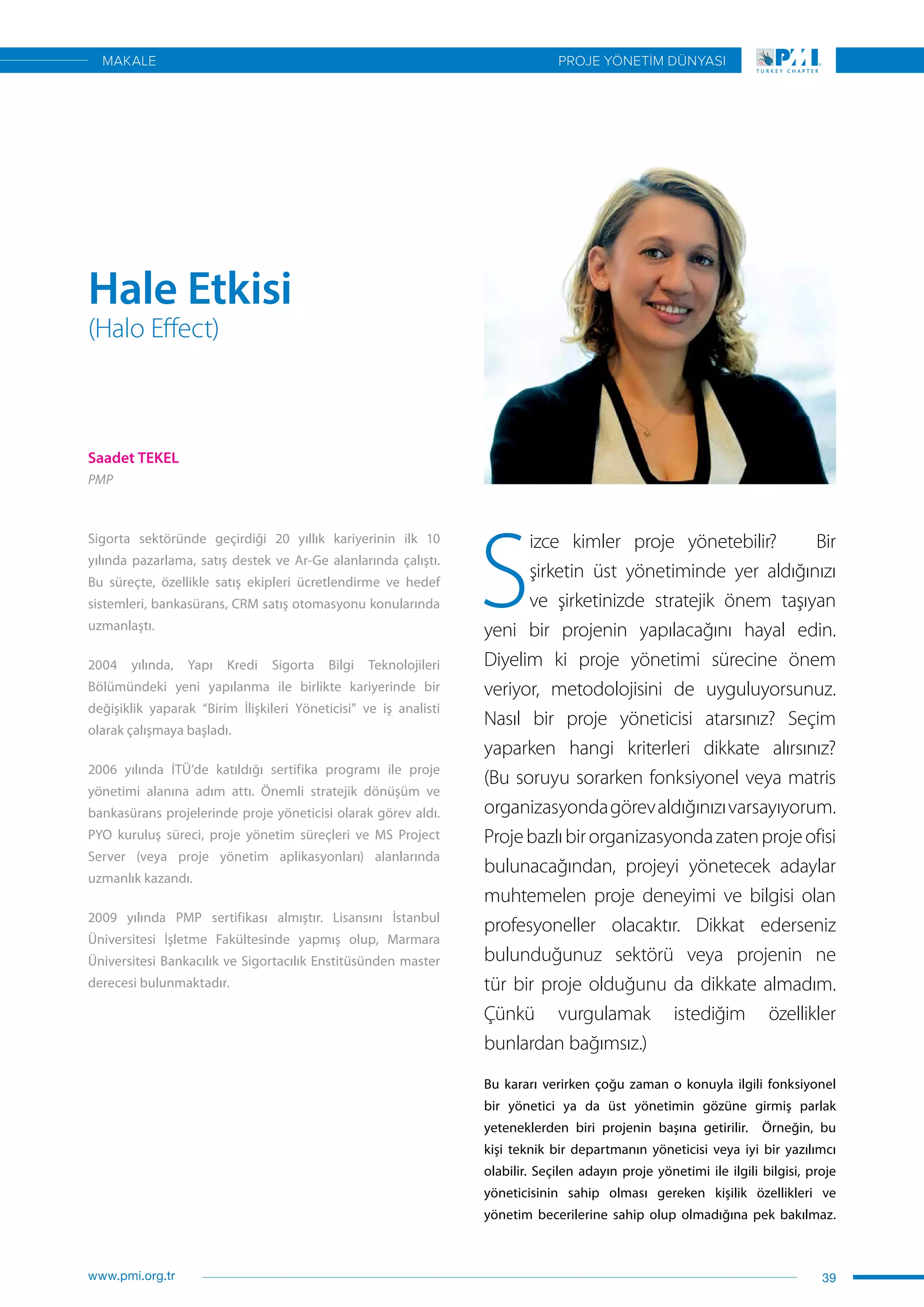 PMI-Turkiye-E-Dergi-July | PDF