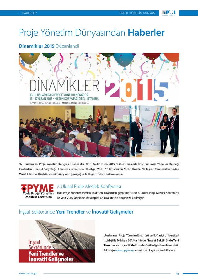 PMI-Turkiye-E-Dergi-July | PDF