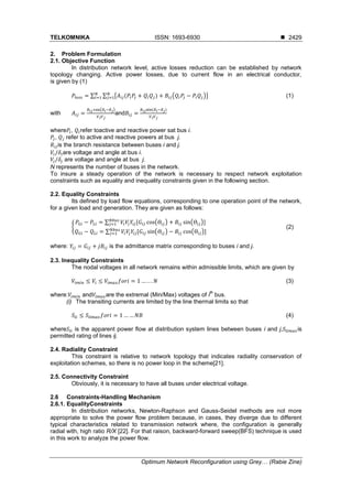 Optimum Network Reconfiguration using Grey Wolf Optimizer | PDF